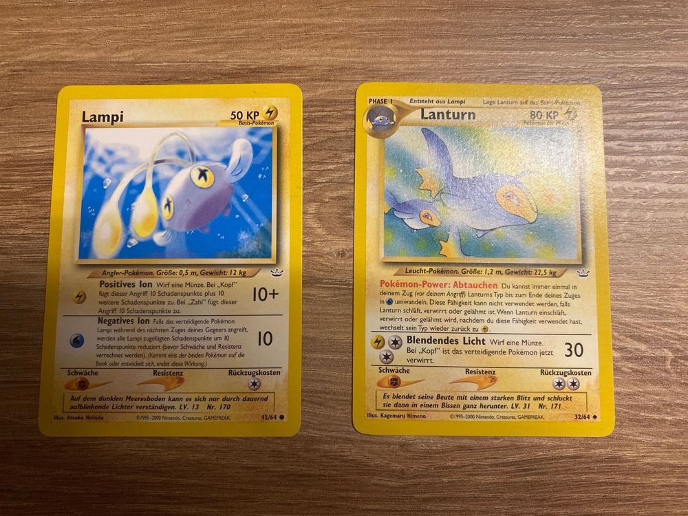 Lampi Lanturn Pokemon Neo Revelation | Kaufen auf Ricardo