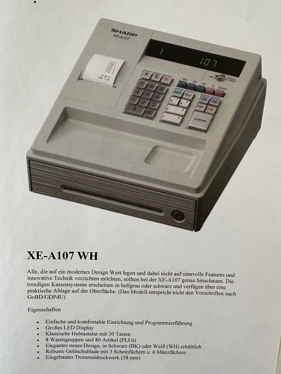 Sharp Registrierkasse | Kaufen auf Ricardo