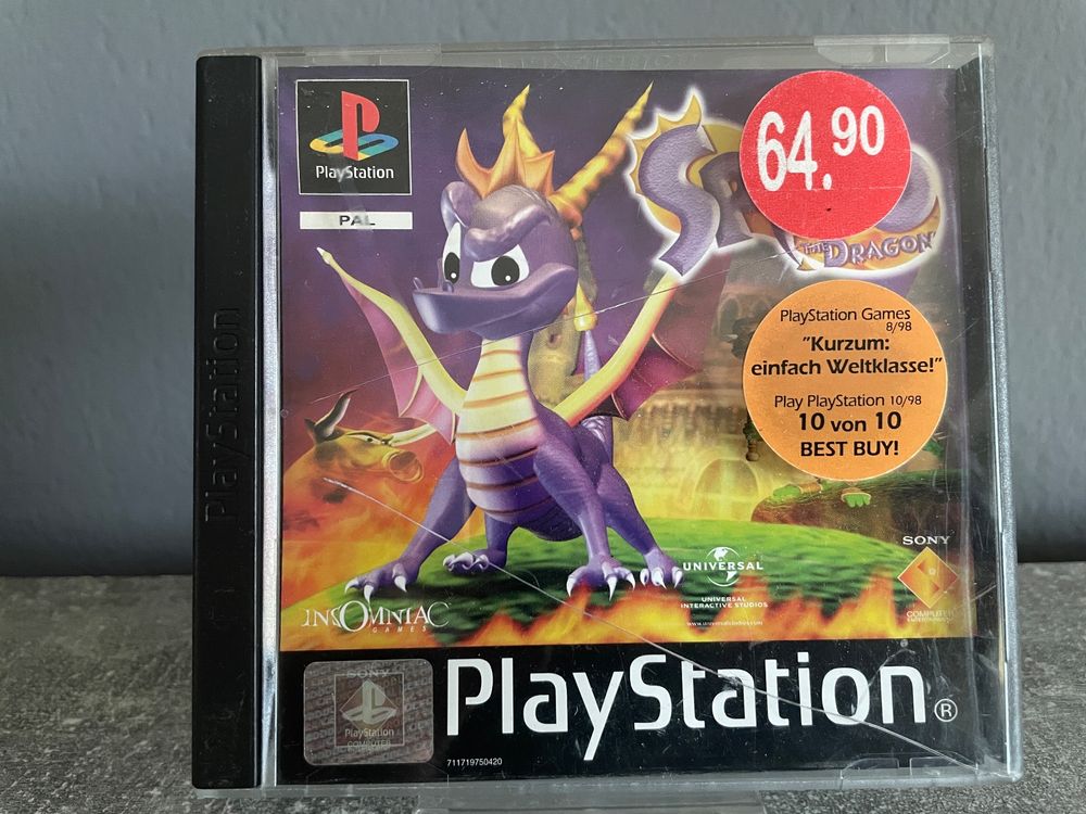 Spyro - The Dragon - PS1 (Gebraucht) in Oberglatt ZH für CHF 18.9 – mit Lieferung auf Ricardo kaufen