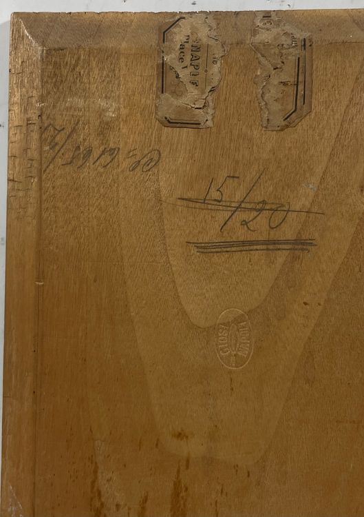 Mann mit Hut & Pfeife Antikes Gemälde unleserlich Signiert | Kaufen auf Ricardo