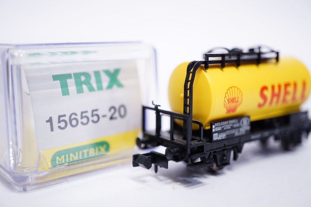 6∑ Minitrix 15655-20 SNCB Tankwagen Shell (Gebraucht) in für CHF 4 ...