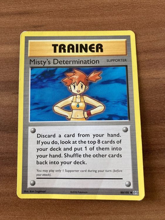 Pokemonkarte Trainer Misty (Gebraucht) in Hünenberg für CHF 0.5 – mit ...