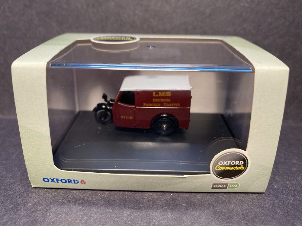 LMS Tricyle Van Express Parcels Traffic - Oxford 1:76 OVP (Neu und ...