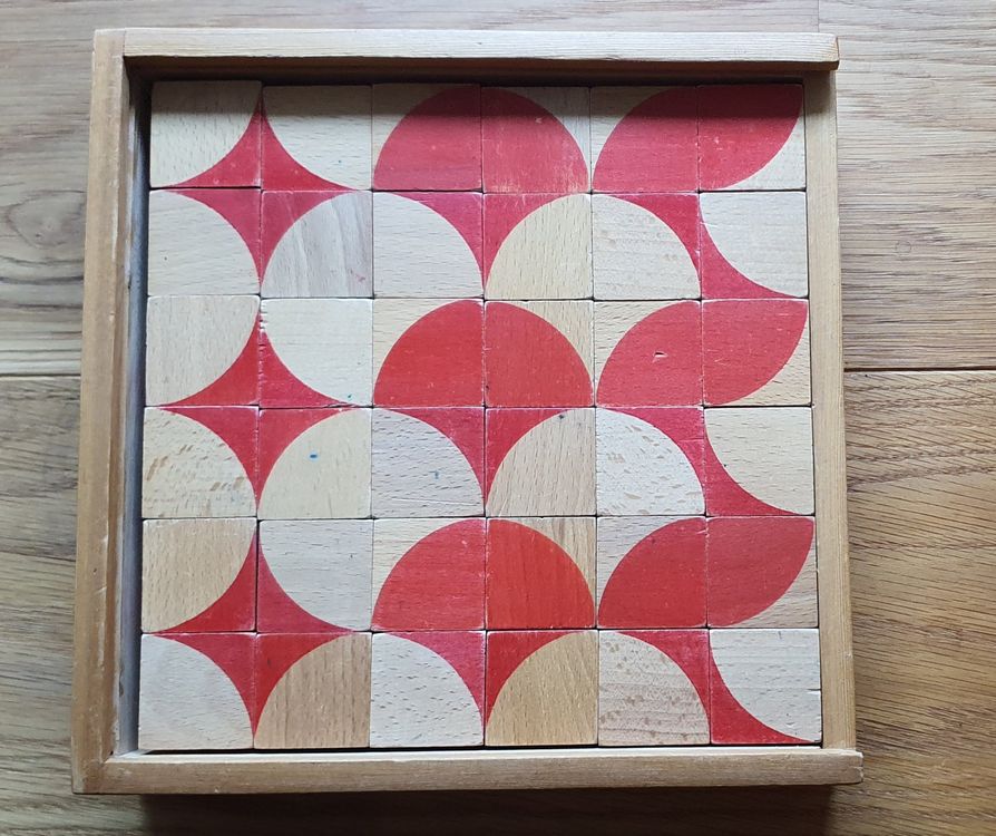 vintage NAEF ORNABO 9410 Holz Würfelpuzzle 70er Jahre (Gebraucht) in Neerach für CHF 58 – mit ...