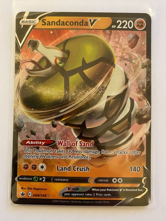 Pokemon Sandaconda V 089/198 Chilling Reign EN (Neu (gemäss ...