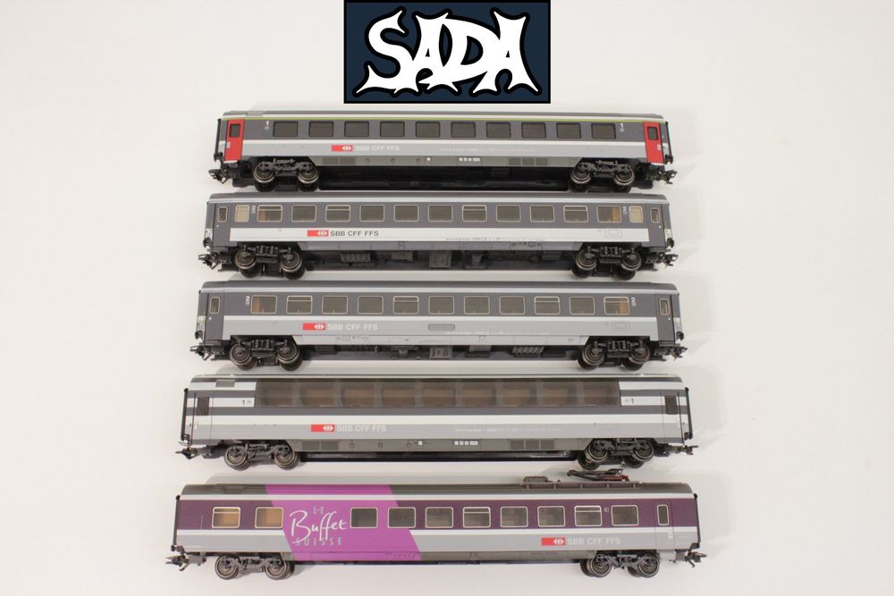 Märklin 4365, 4368, 4125, 2 x 4366, SBB Personenwagen AC H0 | Kaufen auf Ricardo