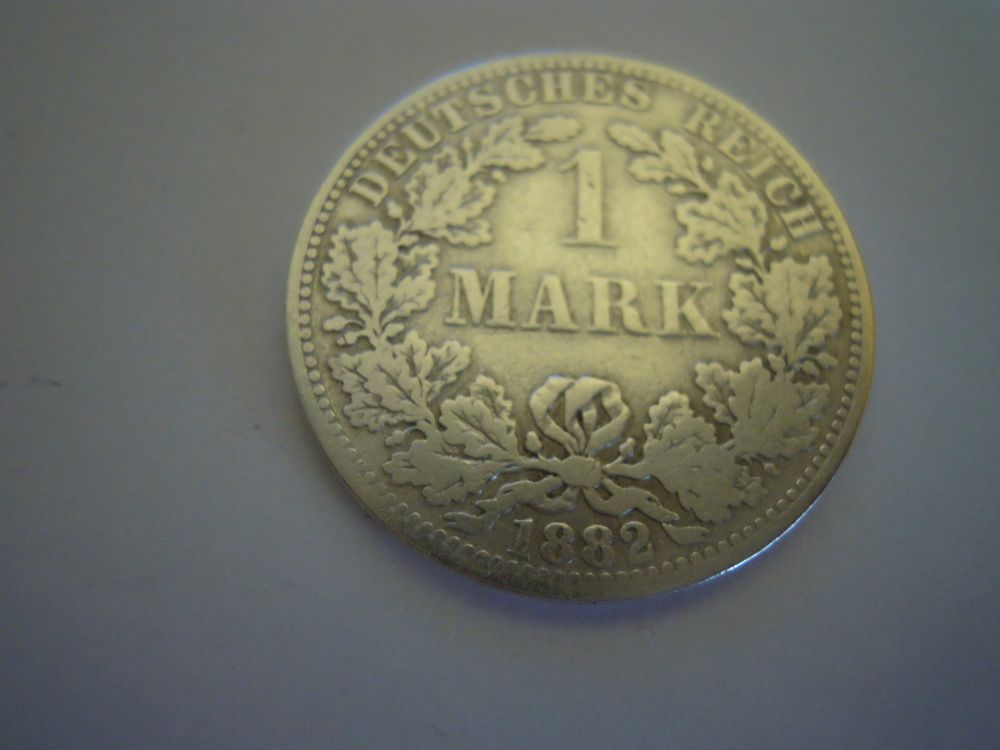 1 MARK SILBER DEUTSCHES REICH 1882 A | Kaufen auf Ricardo