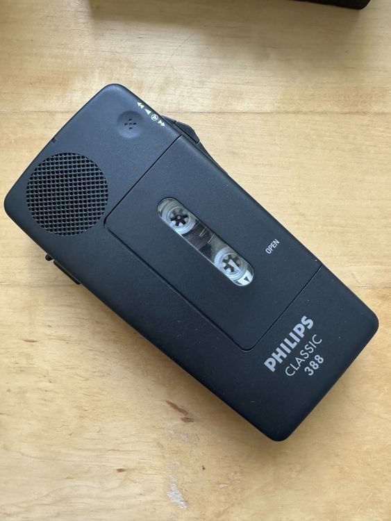 Philips Classic 388 Mini Cassette Recorder Diktiergerät (Gebraucht) in ...
