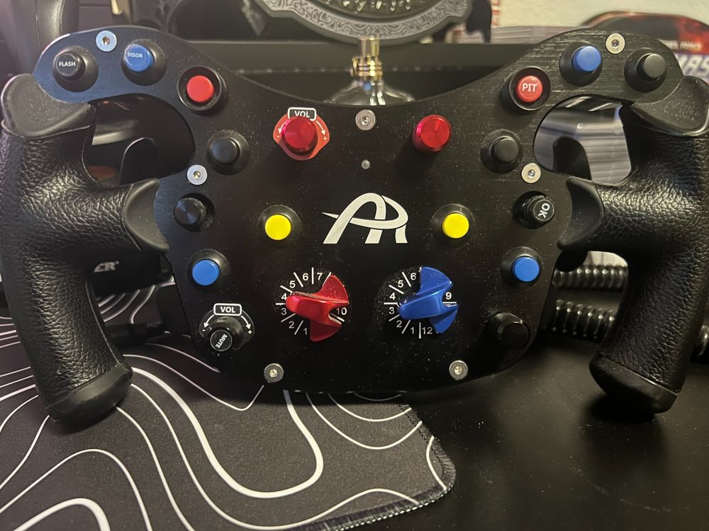 Ascher Racing F64 Sim Racing Wheel, Dual Shifter and Clutch (Neu ...