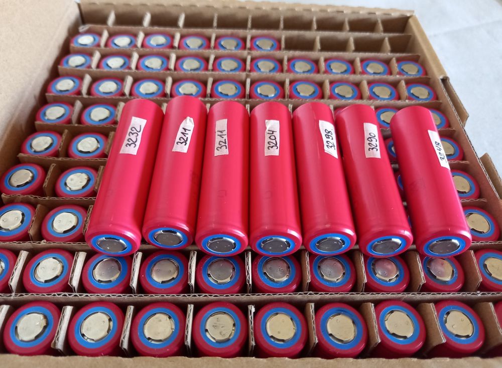 Li-Ion Zellen Sanyo NCR18650GA 3200-3299mAh / 10A 18650 (Gebraucht) in ...