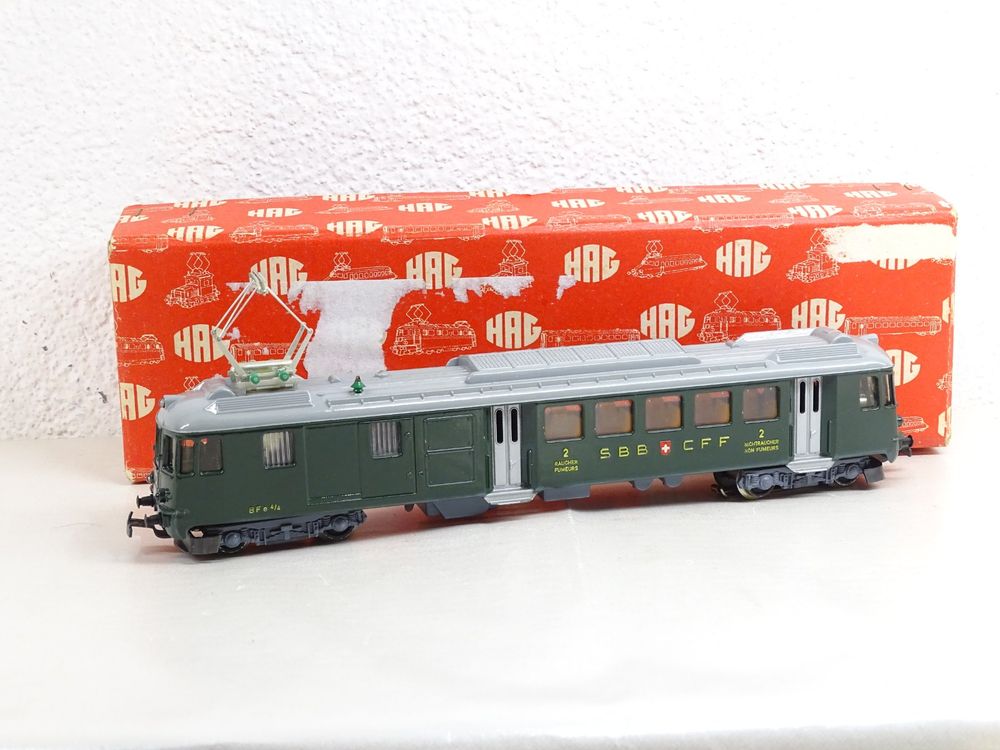 Hag 150 Triebwagen BFe4/4, SBB/CFF, 1408, Grün, H0,WS/AC (Gebraucht) in Wohlen für CHF 93 – mit ...