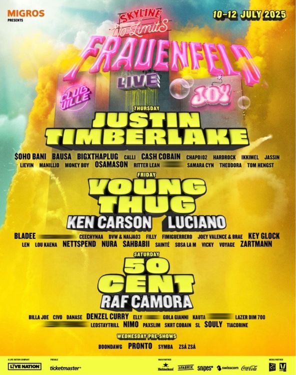 Openair Frauenfeld 2025 3 Tages Ticket PLUS | Kaufen auf Ricardo