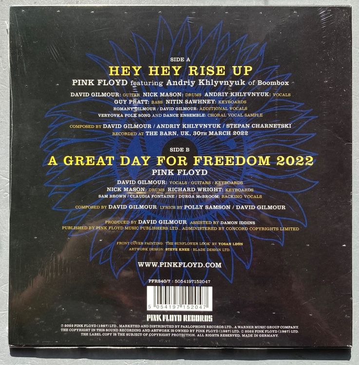 PINK FLOYD FEATURING ANDRIY KHLYVNYUK - HEY HEY RISE UP (Neu und ...