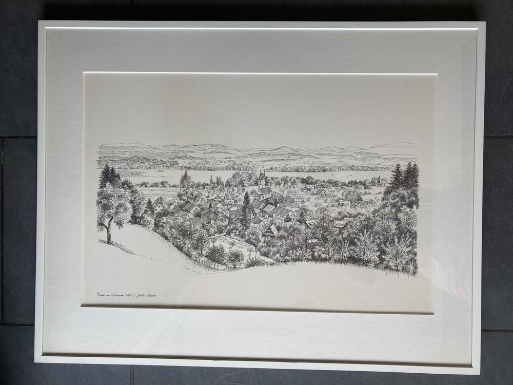 Godi Leiser Lithographie : Maur im Sommer 1980 (Gebraucht) in Subingen für CHF 49 – mit ...