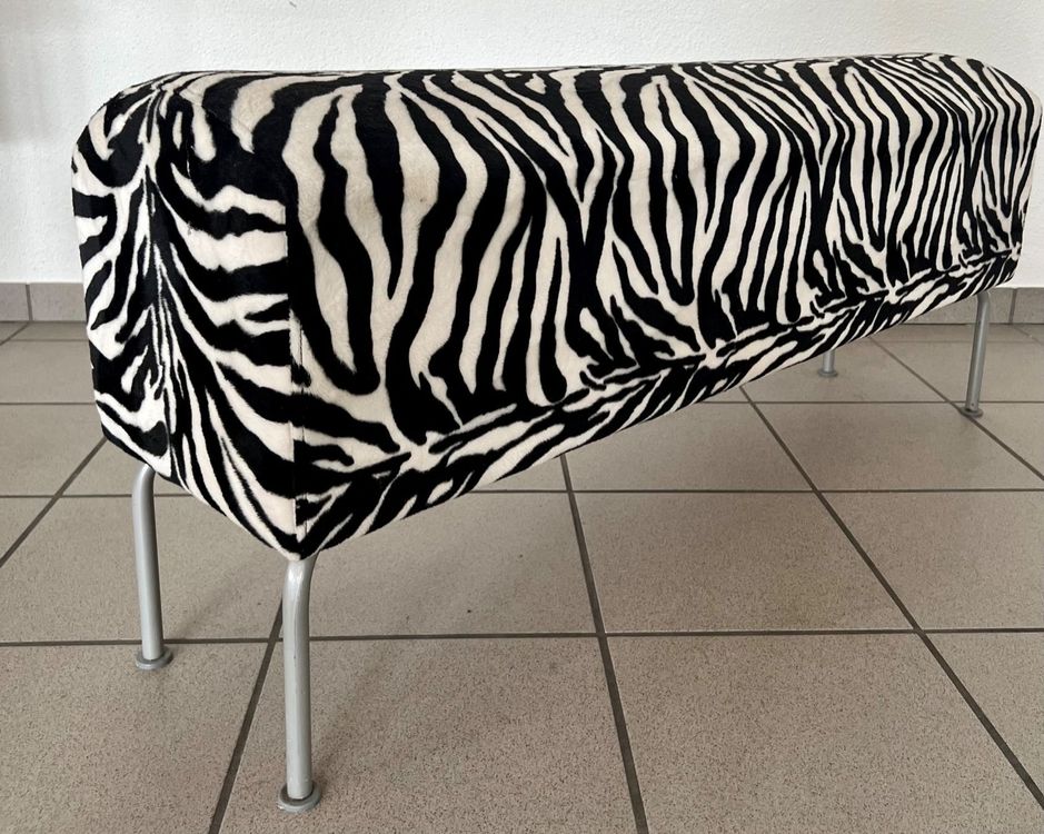 Ikea Classic 2000s Bench, Pastill Zebra Bank Hocker Sitzbank (Gebraucht ...
