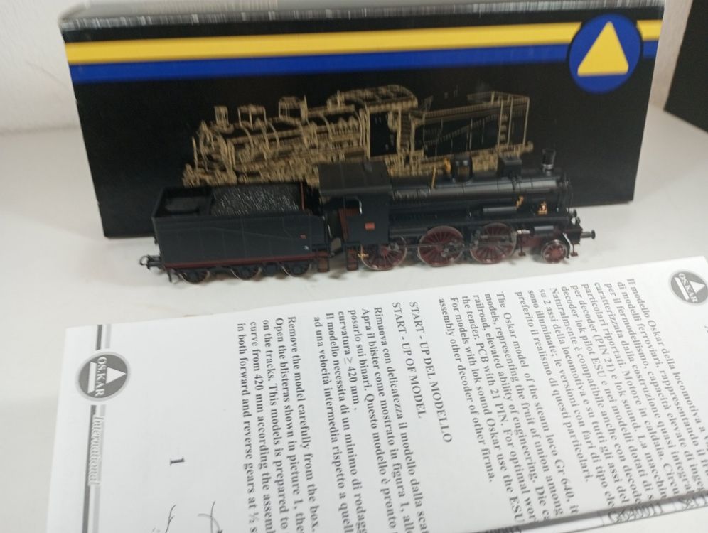 Oskar H0: 1642-DS, Lokomotive mit Tender, GR 640 088 FS (Gebraucht) in ...
