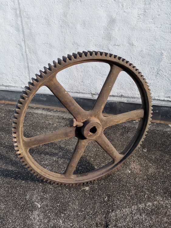 Zahnrad, grosses Zahnrad, altes Zahnrad, Gusseisen Zahnrad (Gebraucht ...