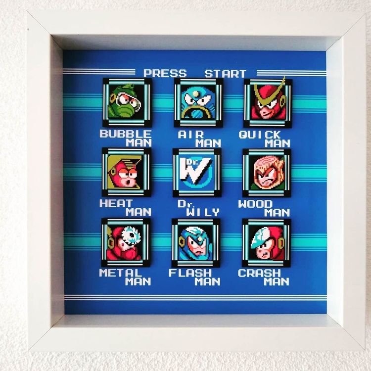 Mega Man 2 NES Papercraft Diorama | Kaufen auf Ricardo
