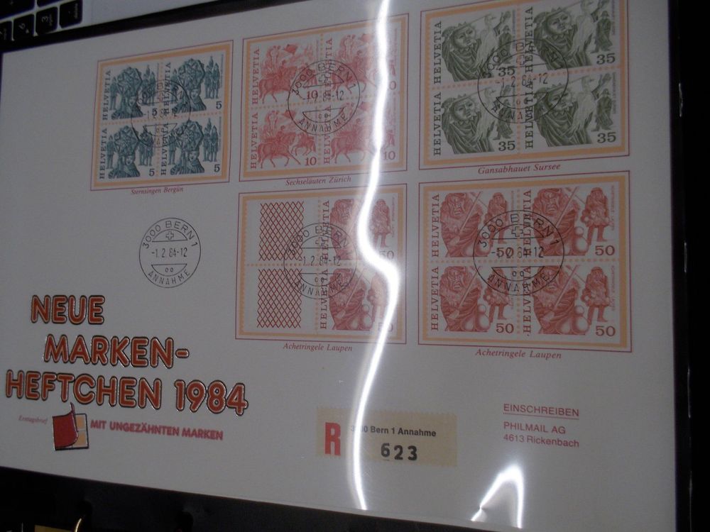 FDC Grossbrief 1984, Markenbüchlein | Kaufen auf Ricardo