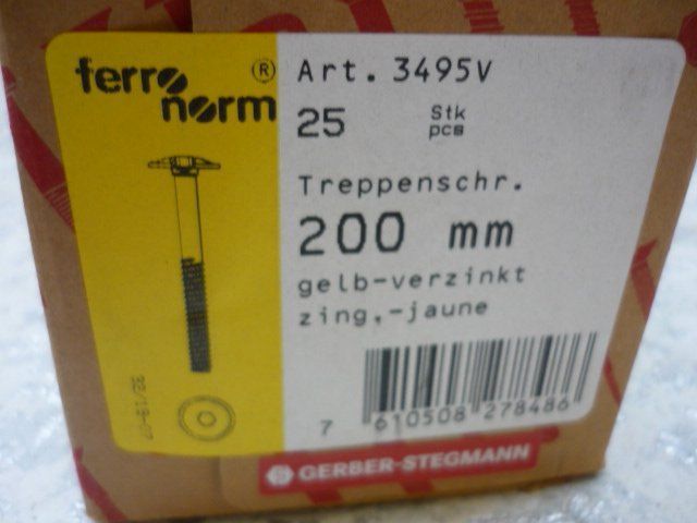 Ferro Norm Treppenschrauben 200mm Schreiner Treppenbau (Neu und ...