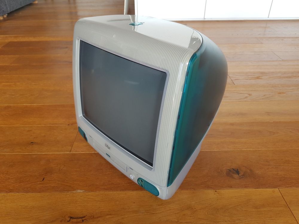 Apple iMac G3 Bondi Blue Rarität '98 Vintage Computer (Defekt) in ...