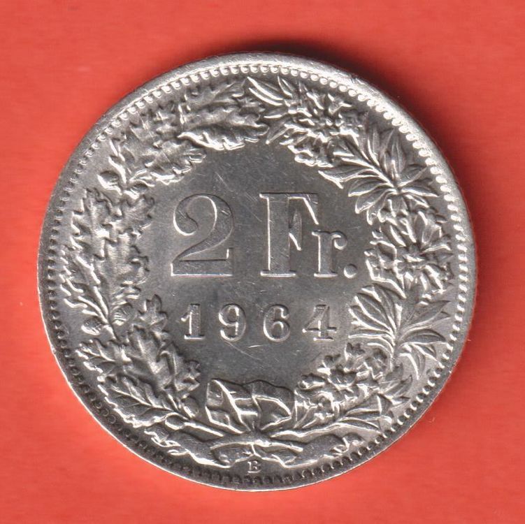2 Franken 1964 Silber | Kaufen auf Ricardo