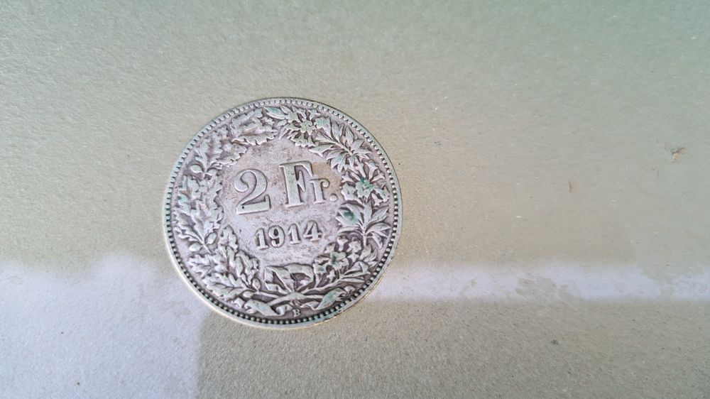 zwei Franken 1914 Silber | Kaufen auf Ricardo
