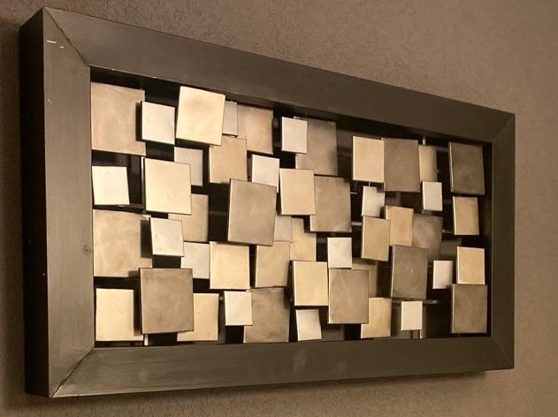 Tableau mural design métallique 3D moderne (Gebraucht) in La Chaux-de ...