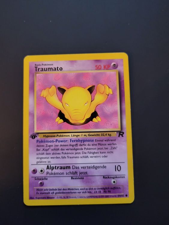 Pokemon 1. Edition Traumato (Gebraucht) in für CHF 3 – mit Lieferung ...