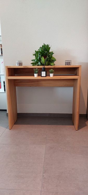 2 Tables consoles chêne huilé, 2 Konsolentische aus Eiche (Gebraucht ...