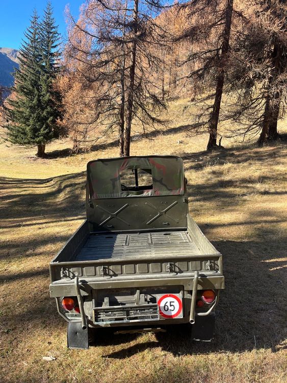 Haflinger Steyr Puch Typ 700 AP, Werfer BANTAM L gl 4x4 (Gebraucht) in St. Moritz für CHF 17900 ...