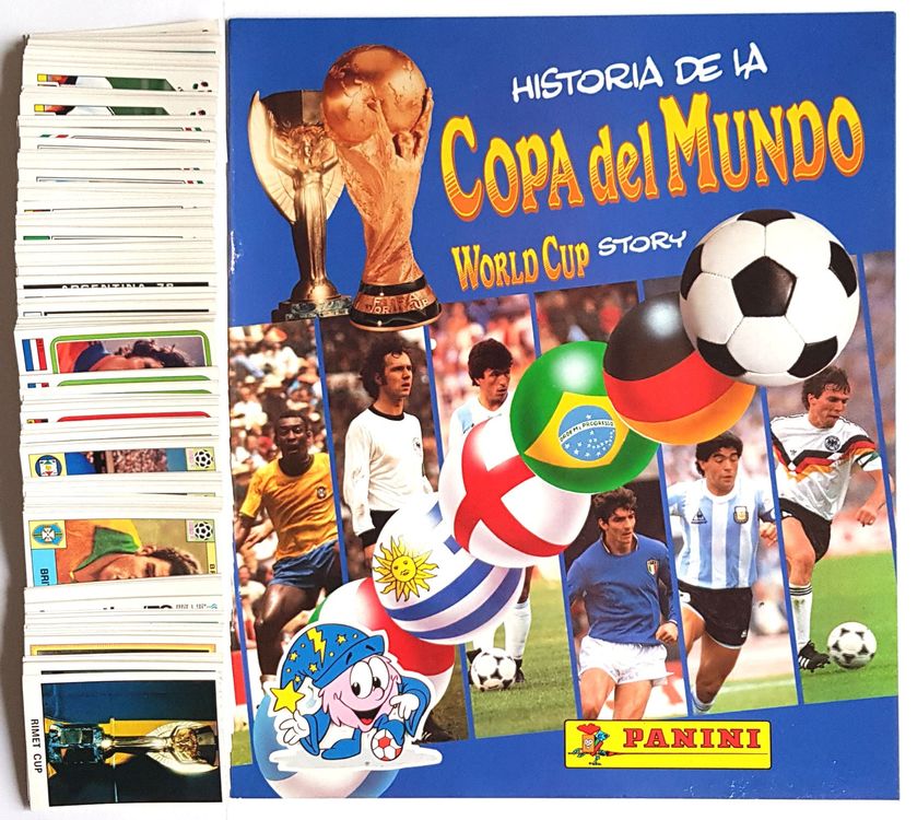 Panini Sonrics World Cup Story Komplettset (Pele, Maradona) (Neu ...