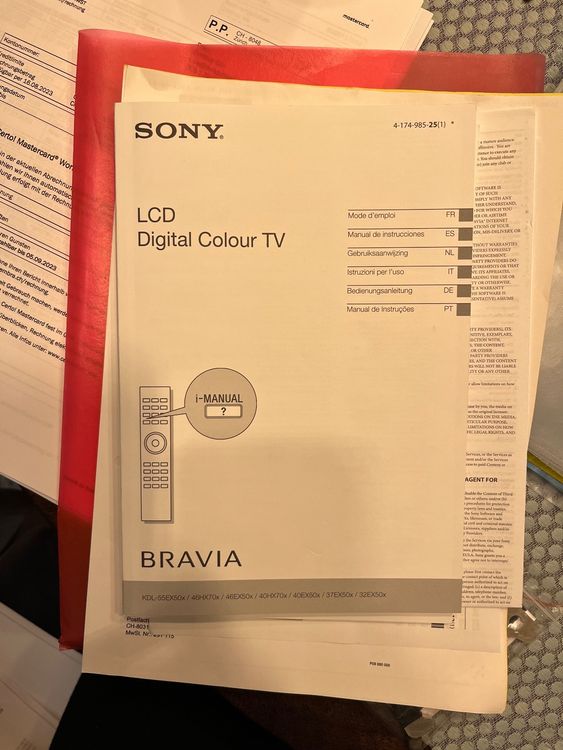 Sony Bravia KDL-40EX501 | Kaufen auf Ricardo