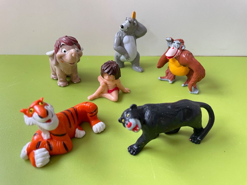 6x Dschungelbuch Comic Figur 1984 Bully Bullyland Disney WDP (Gebraucht) in Gossau SG für CHF 36 ...