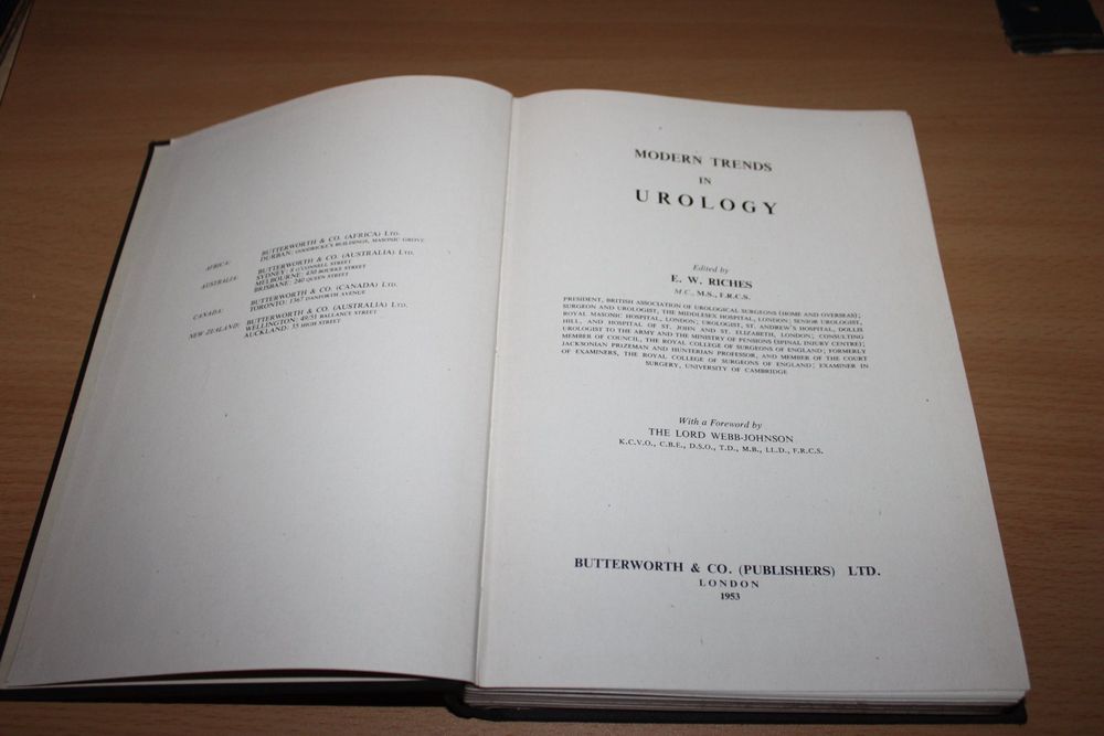 Modern Trends in Urology - Eric Riches 1953 (Gebraucht) in Kaden für ...