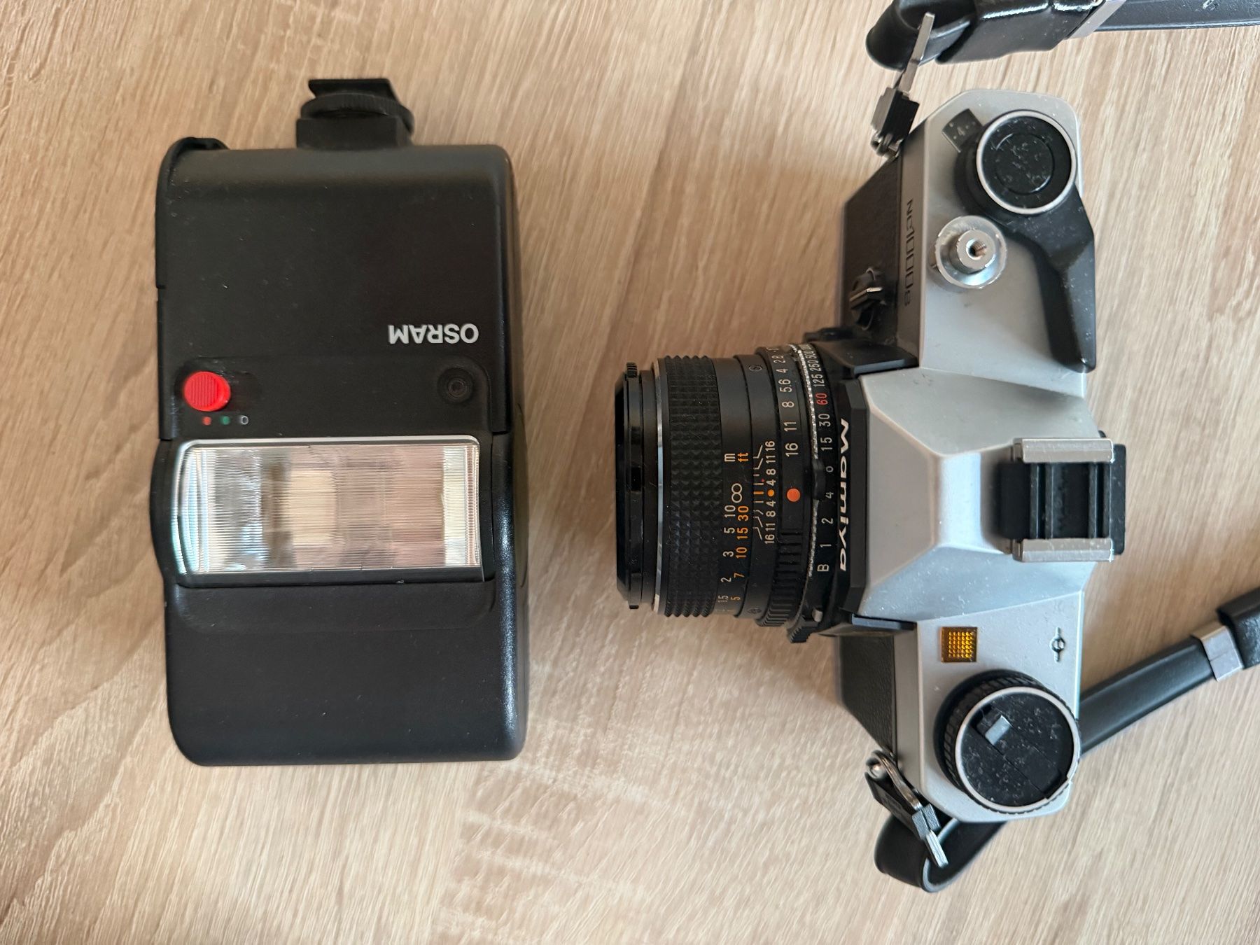 Mamiya NC1000s Analog Kamera mit Osram Blitzgerät. (Gebraucht) in Root ...