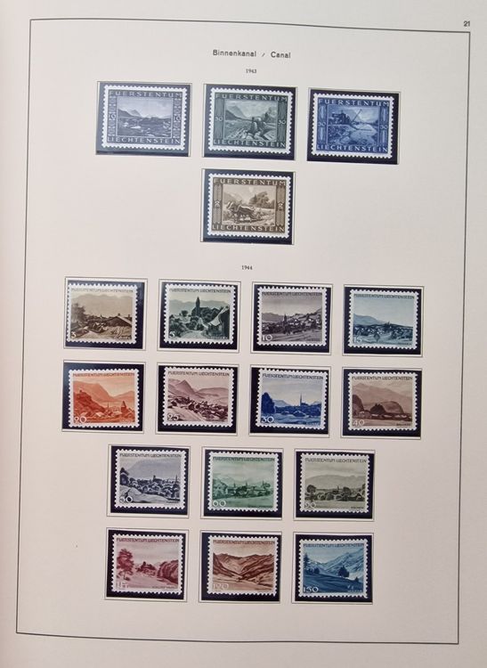 FL Vordruck BIELLA ab 1912-1979 ** -sehr umfangreiche Slg. (Gebraucht ...