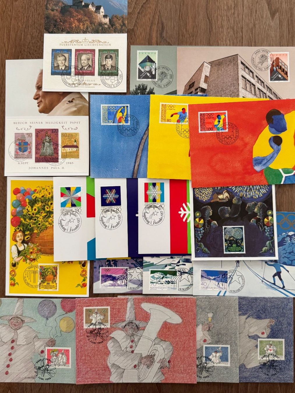 FL, 19 Maximumkarten, MK 11, 21, 44, 48, 56, 71, 82 (Gebraucht) in ...