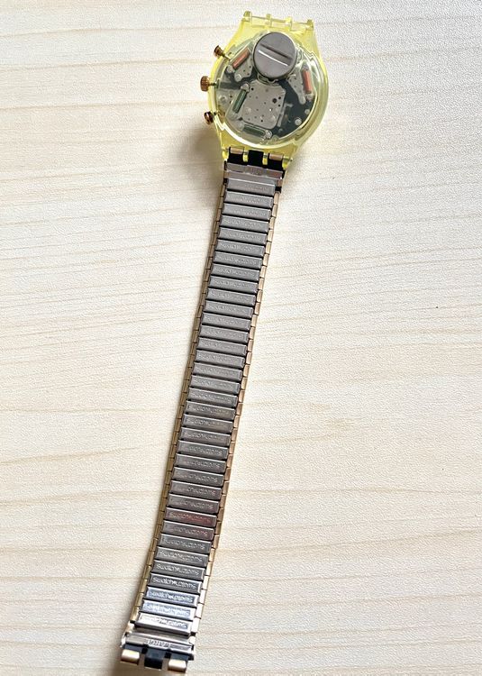 Coole Swatch Uhr, Chronograph, Gelb, Top Zustand! (Gebraucht) in ...