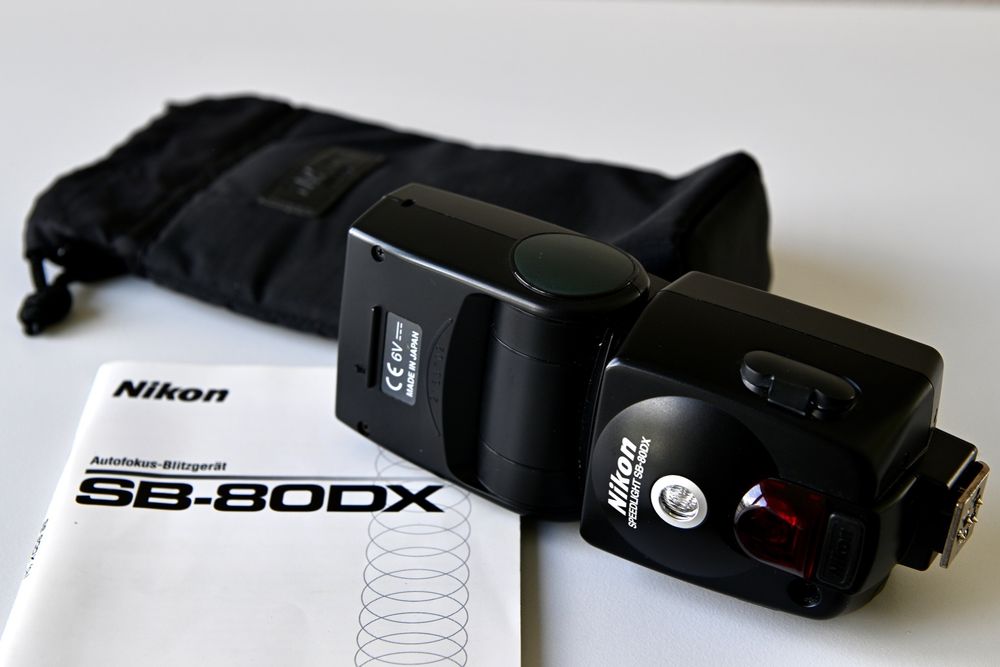 Nikon Blitz Speedlight SB-80DX inkl. Bedienungsanleitung | Kaufen auf Ricardo