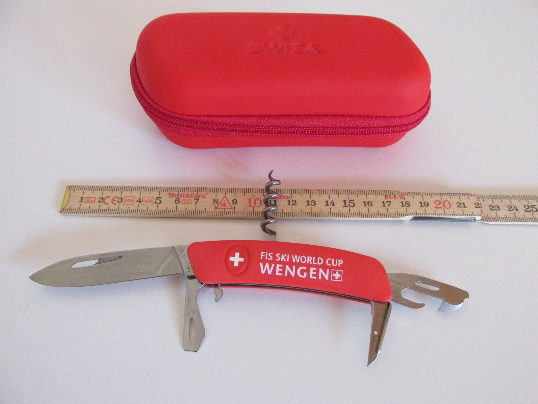 FIS Ski World Cup Wengen Lauberhorn Rennen Messer mit Etui! (Neu und ...