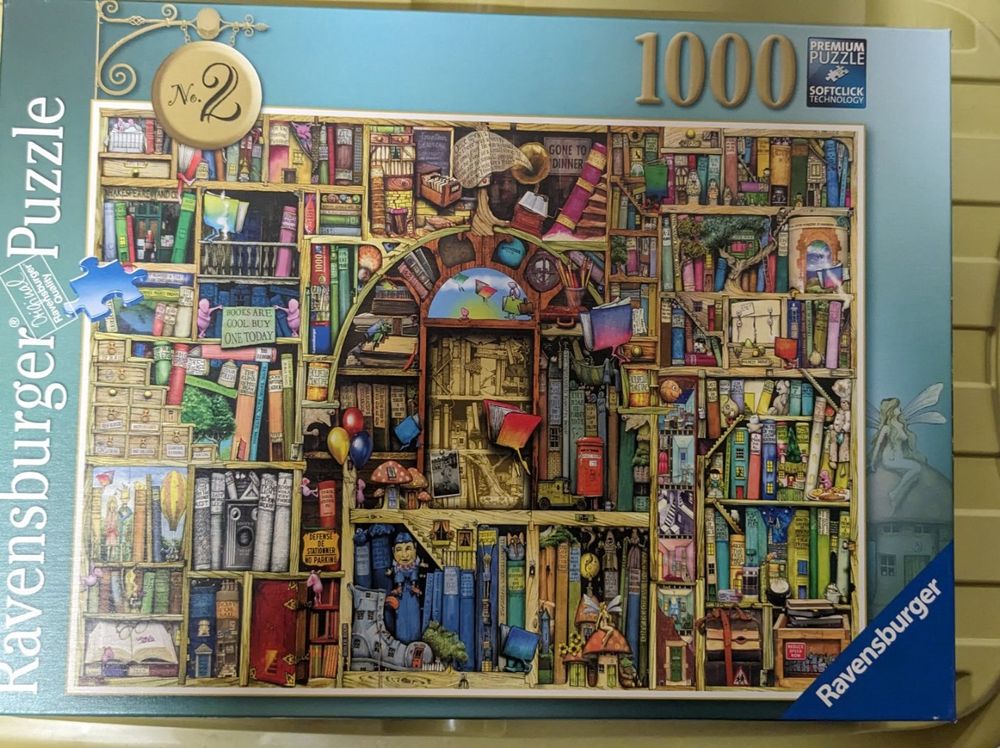 Ravensburger Puzzle 1000 Teile Magischer Buchladen #2 (Gebraucht) in ...