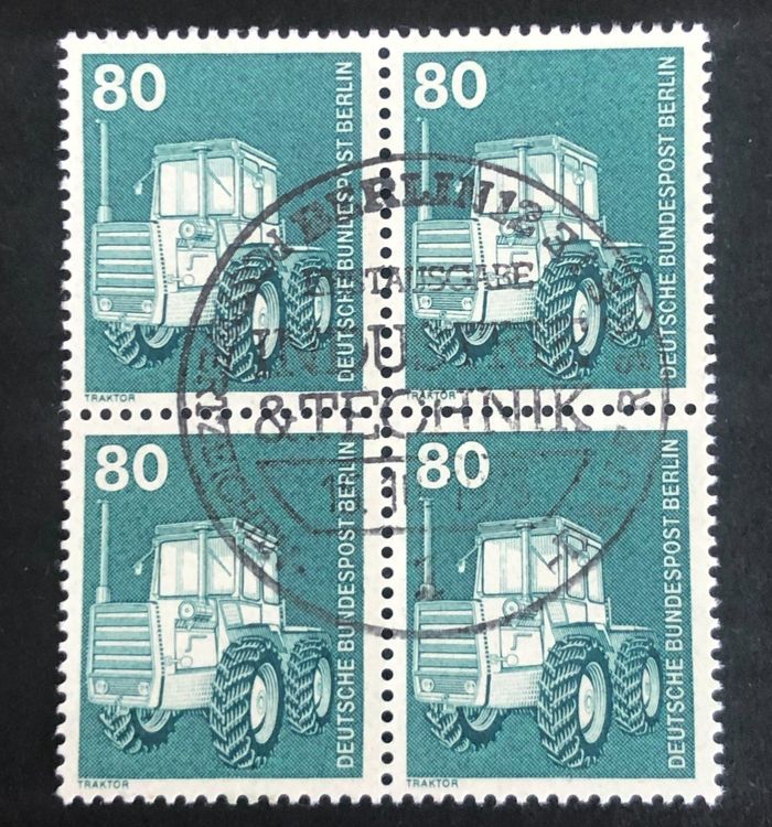 4 er Block Deutsche Bundespost mit Vollstempel Berlin | Kaufen auf Ricardo