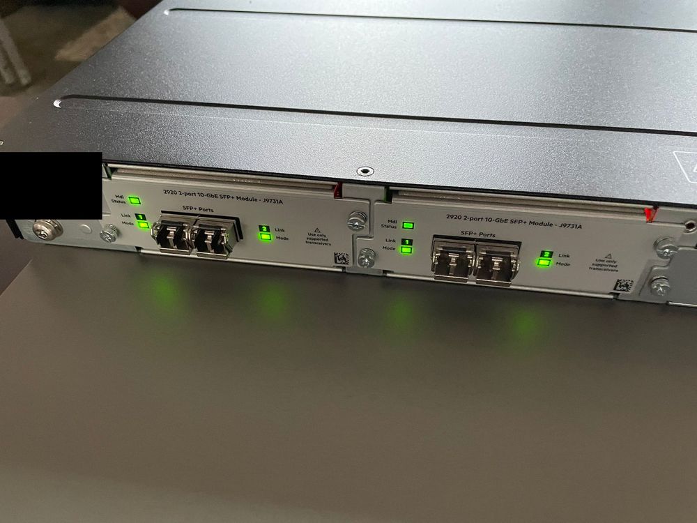 HPE Aruba 2920-48G Switch inkl 4x10G SPF+ Ports | Kaufen auf Ricardo