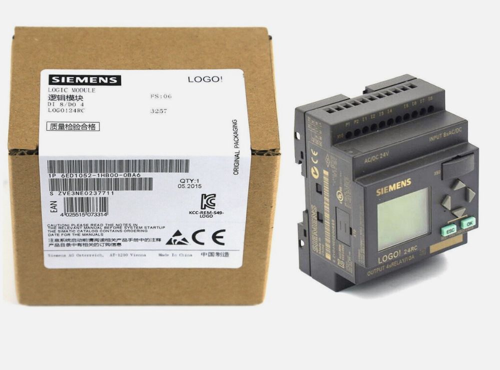 SIEMENS LOGO! 24RC, LOGIKMODUL, 6ED1052-1HB00-0BA5 (Neu und ...