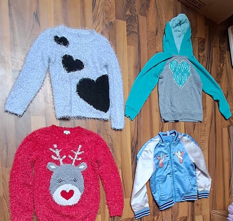 Pullover-Paket Mädchen Girls Gr. 122-128 (Gebraucht) in Rüdtligen für ...