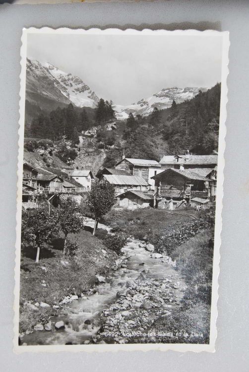 AK Loèche-les-Bains et la Dala 1957? (D'occasion) à Rüfenacht BE pour ...