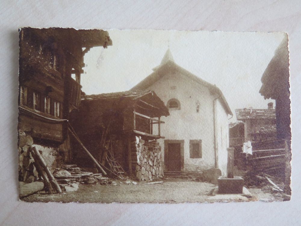 FERDEN - LÖTSCHENTAL - DETAIL AUS DEM DORF - gel. (Gebraucht) in ...