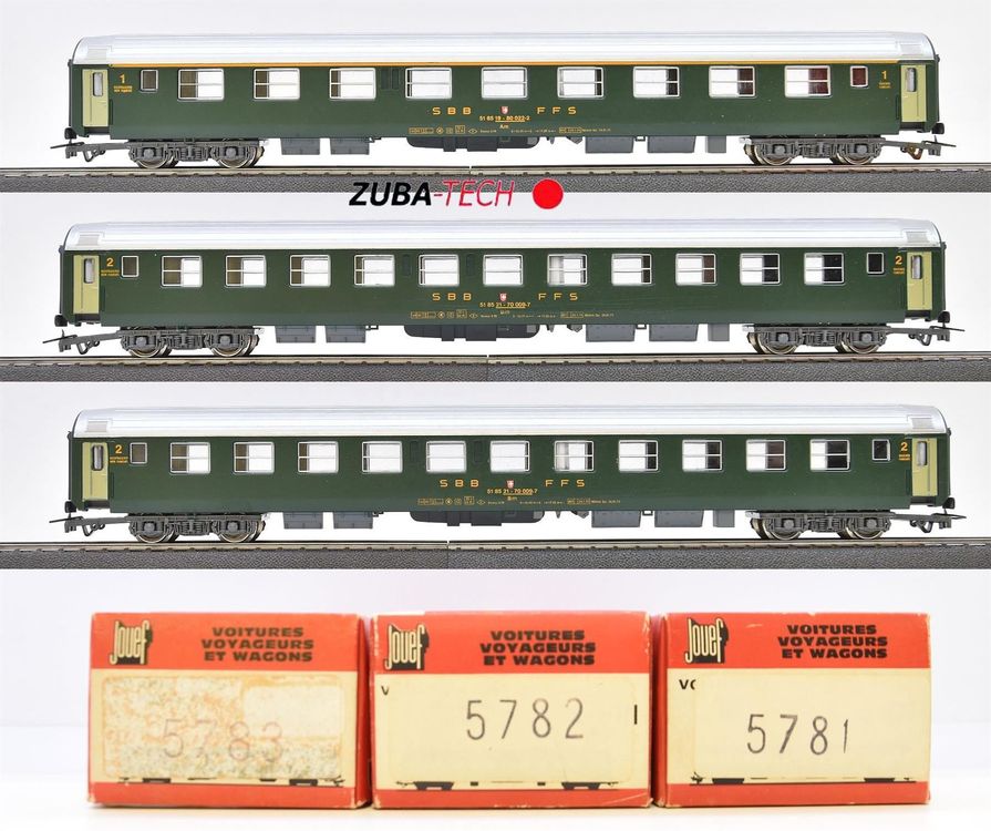Jouef 3x Personenwagen RIC SBB H0 GS | Kaufen auf Ricardo