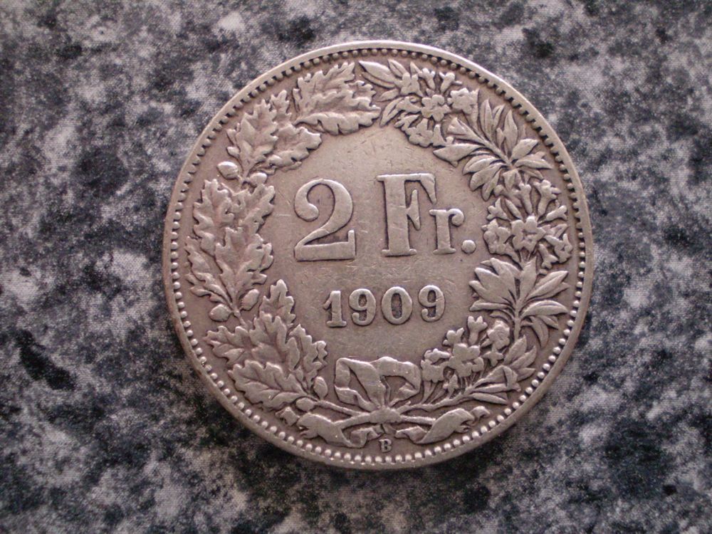 2 Fr.1909 !!! Rar !!! ab 1.- !!! (Gebraucht) in Dierikon für CHF 6 – mit Lieferung auf Ricardo ...